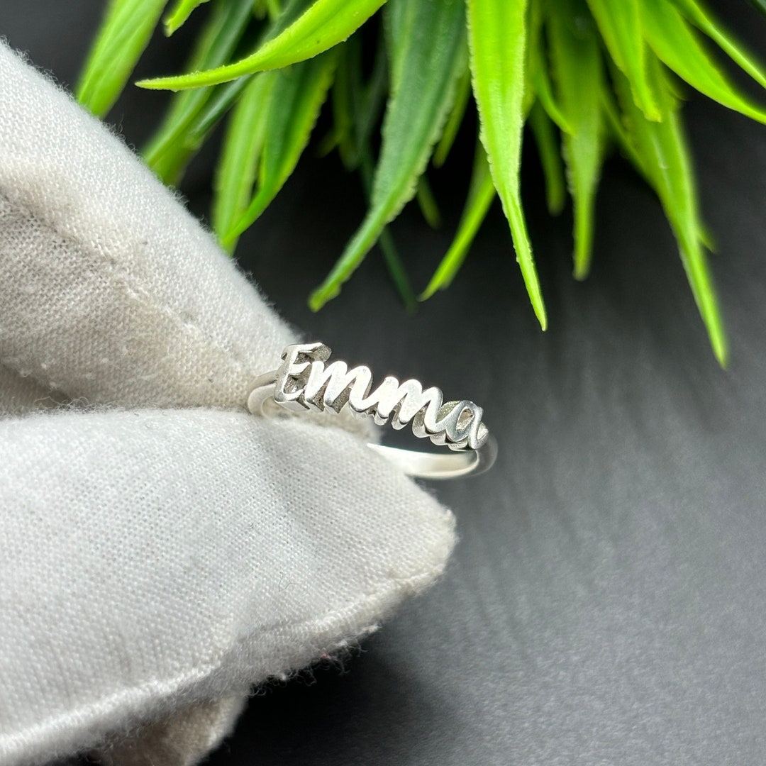 Personalized Name Rings •• Initial Rings •• Letter Rings •• 925 ...