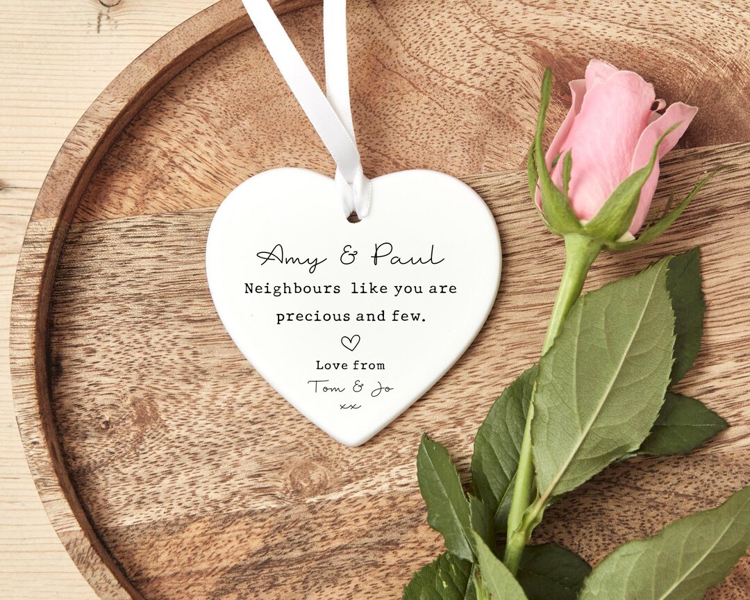 Neighbours Thank You Gift Next Door Letterbox Ceramic Keepsake - Etsy UK