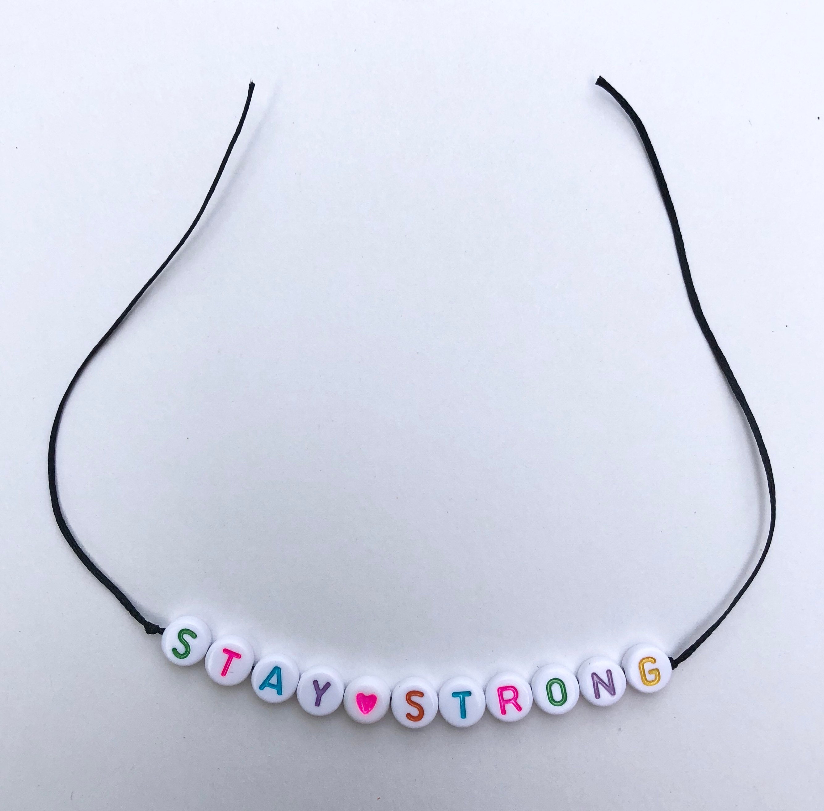 Mental Health Recovery Phrase Beaded Bracelet - Etsy UK