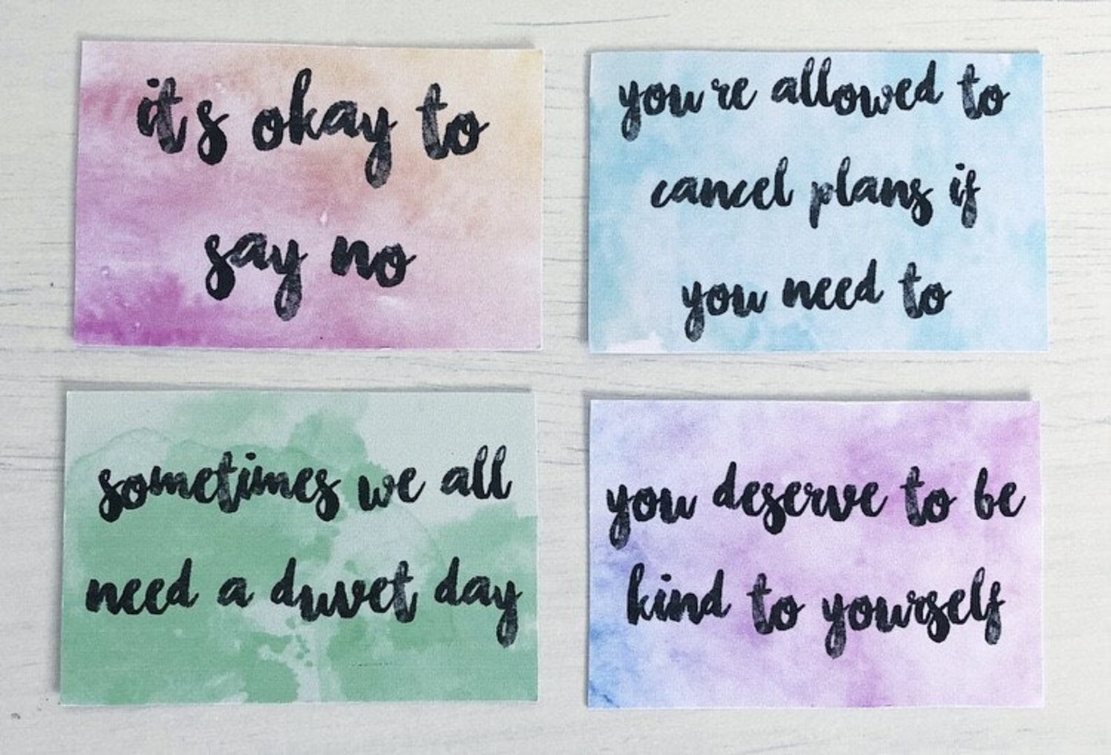 10 Self Care Cards - Etsy UK