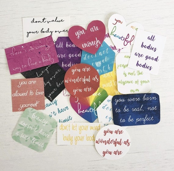 Body Positivity Stickers | Etsy