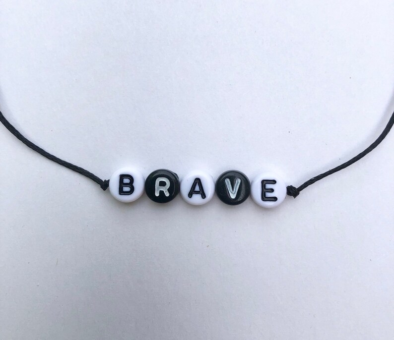 Mental Health Recovery Phrase Beaded Bracelet - Etsy UK