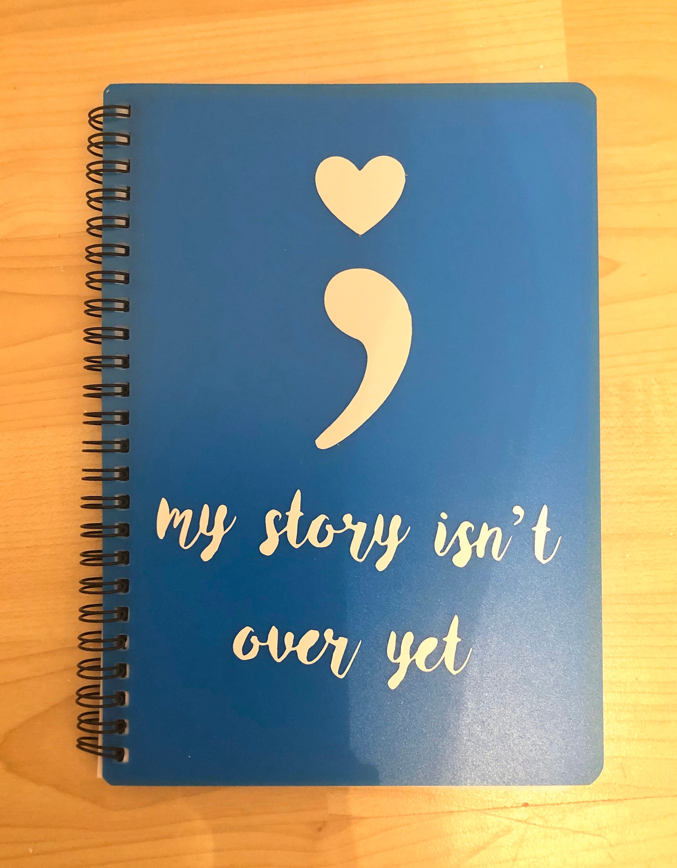 Mental Health Recovery Journal Notebook and Pencil - Etsy UK