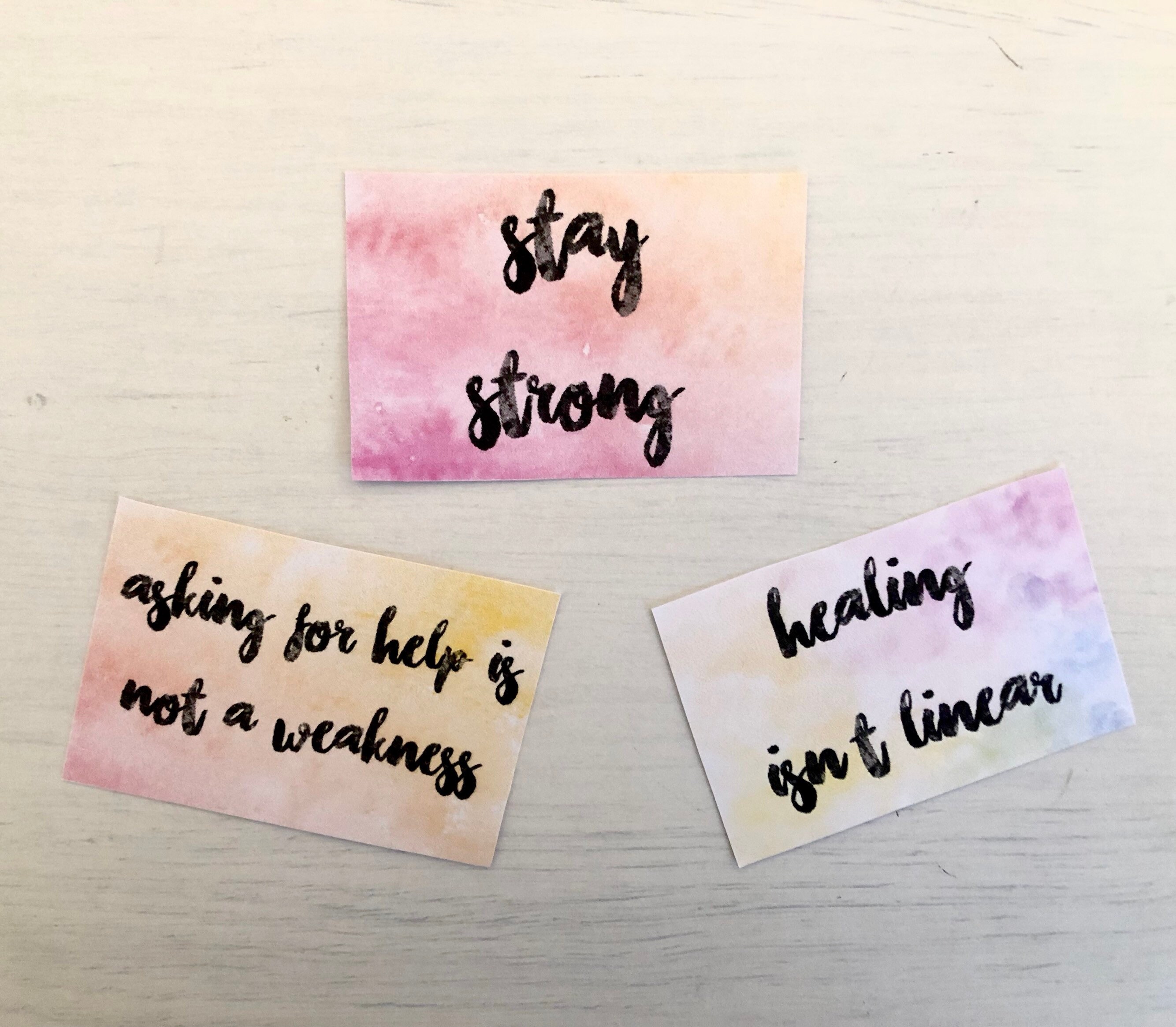 10 Mental Health Recovery Cards - Etsy