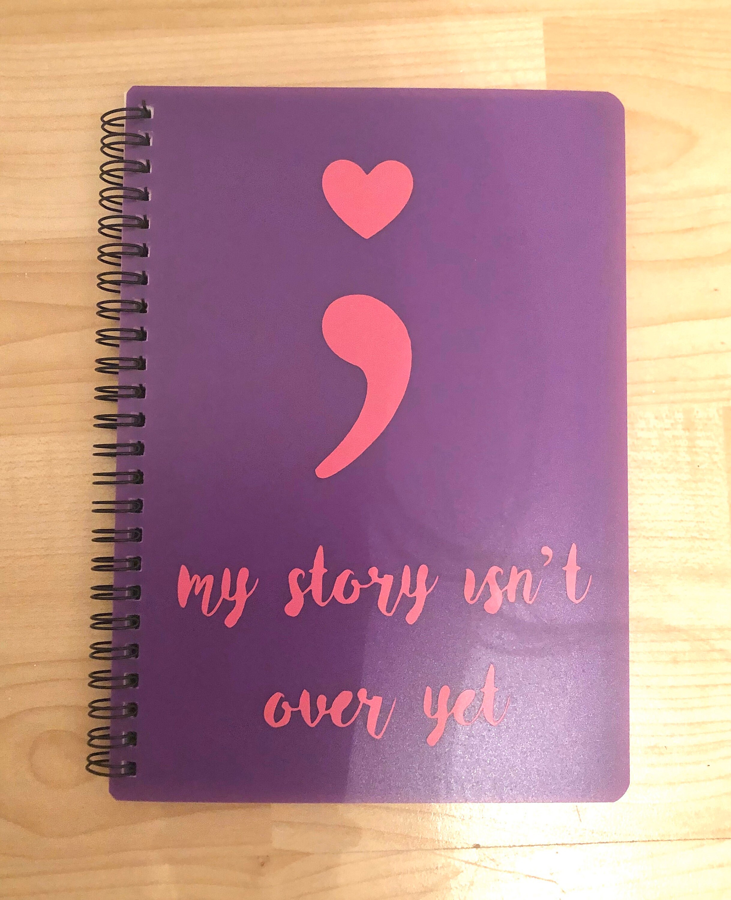 Mental Health Recovery Journal Notebook and Pencil - Etsy UK