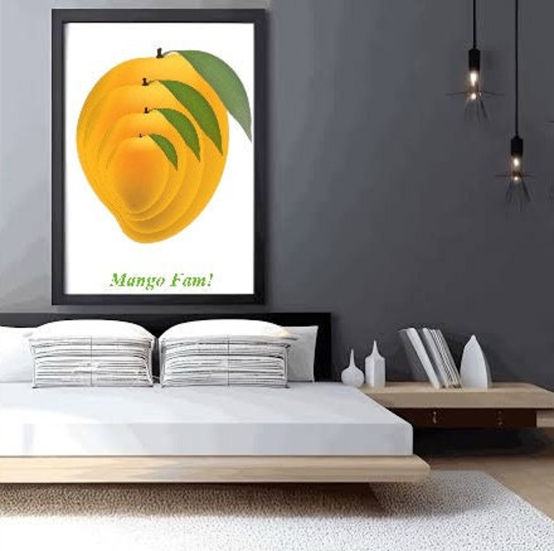Mango Digital Prints for Sublimation, Wall Art, Decor, Mugs, T-shirt ...