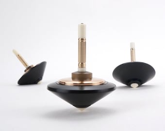 Eugn - Hand-turned Spinning Top Made of Different Natural Materials - Etsy