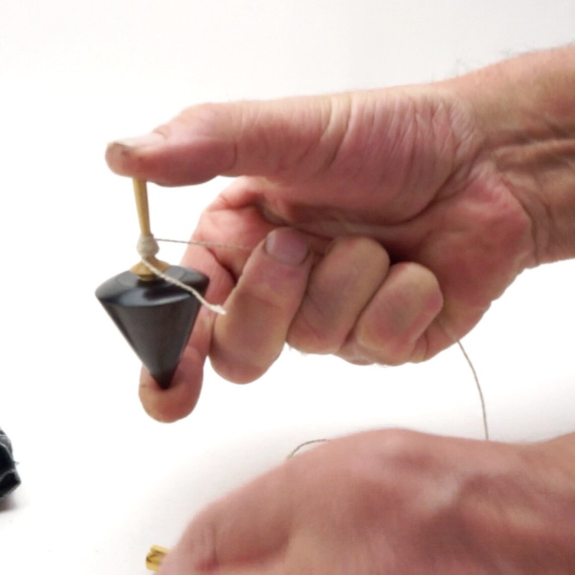 Spitzkegel Wind-up Top Made of Ebony and Boxwood | Etsy