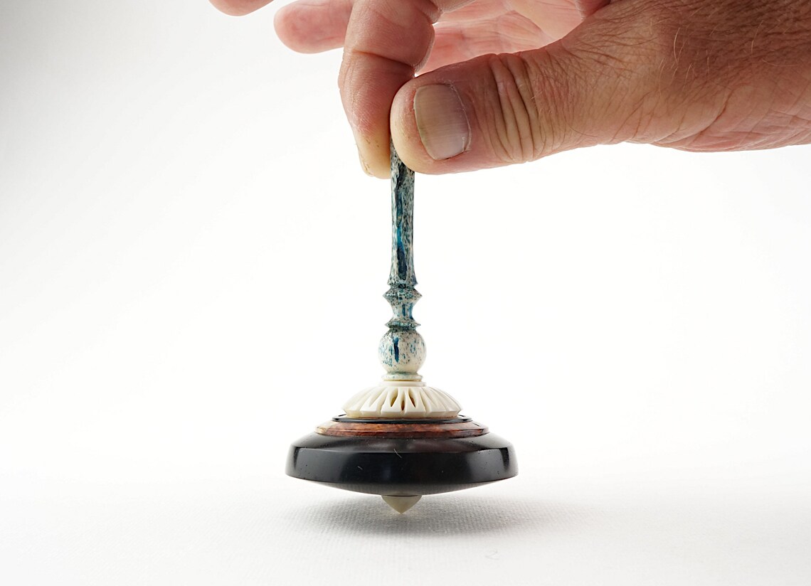 Eugn Hand-turned Spinning Top Made of Different Natural - Etsy