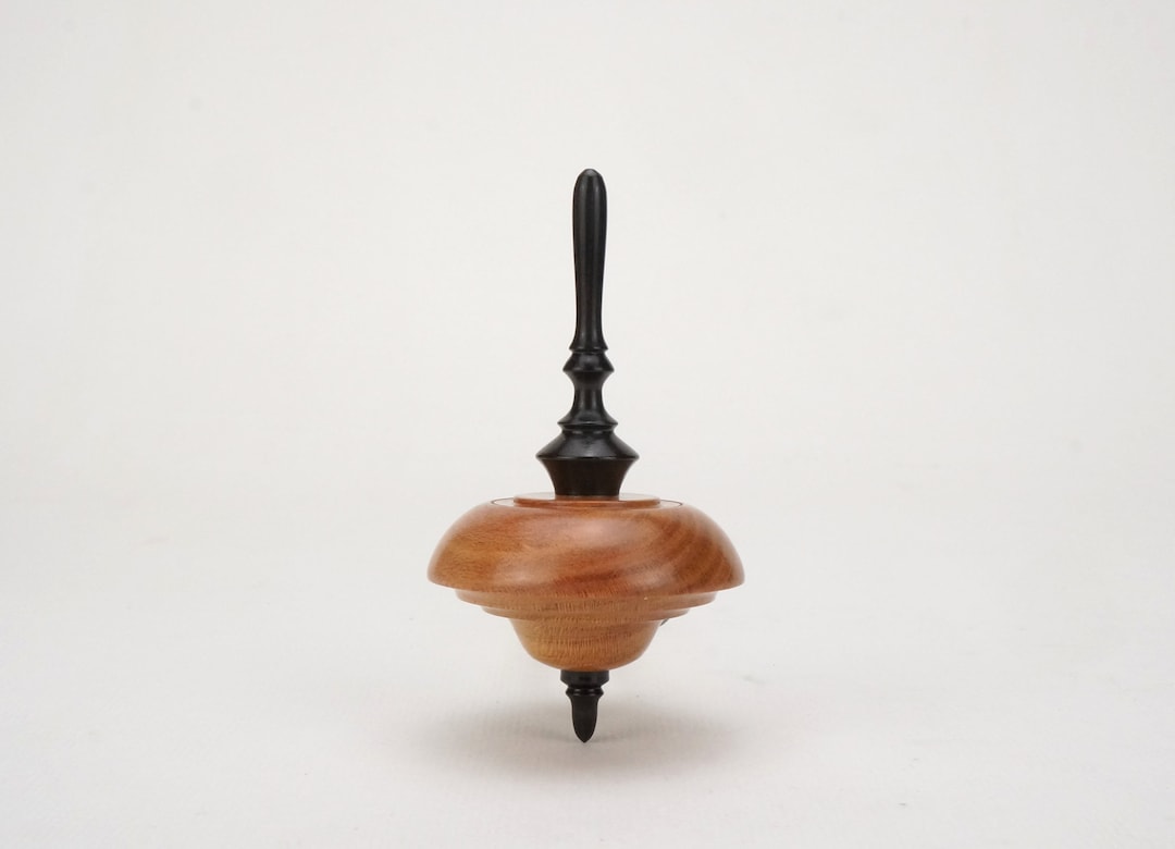 Spinning Top "barock" - Hand Turned Spinning Top - Etsy