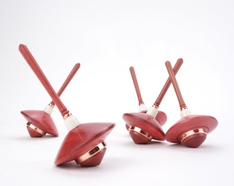 Eugn Hand-turned Spinning Top Made of Different Natural Materials - Etsy