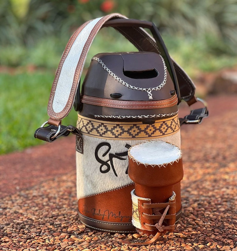 Mate Set, Terere Set, Personalized Engraved Thermos, Leather Covered ...