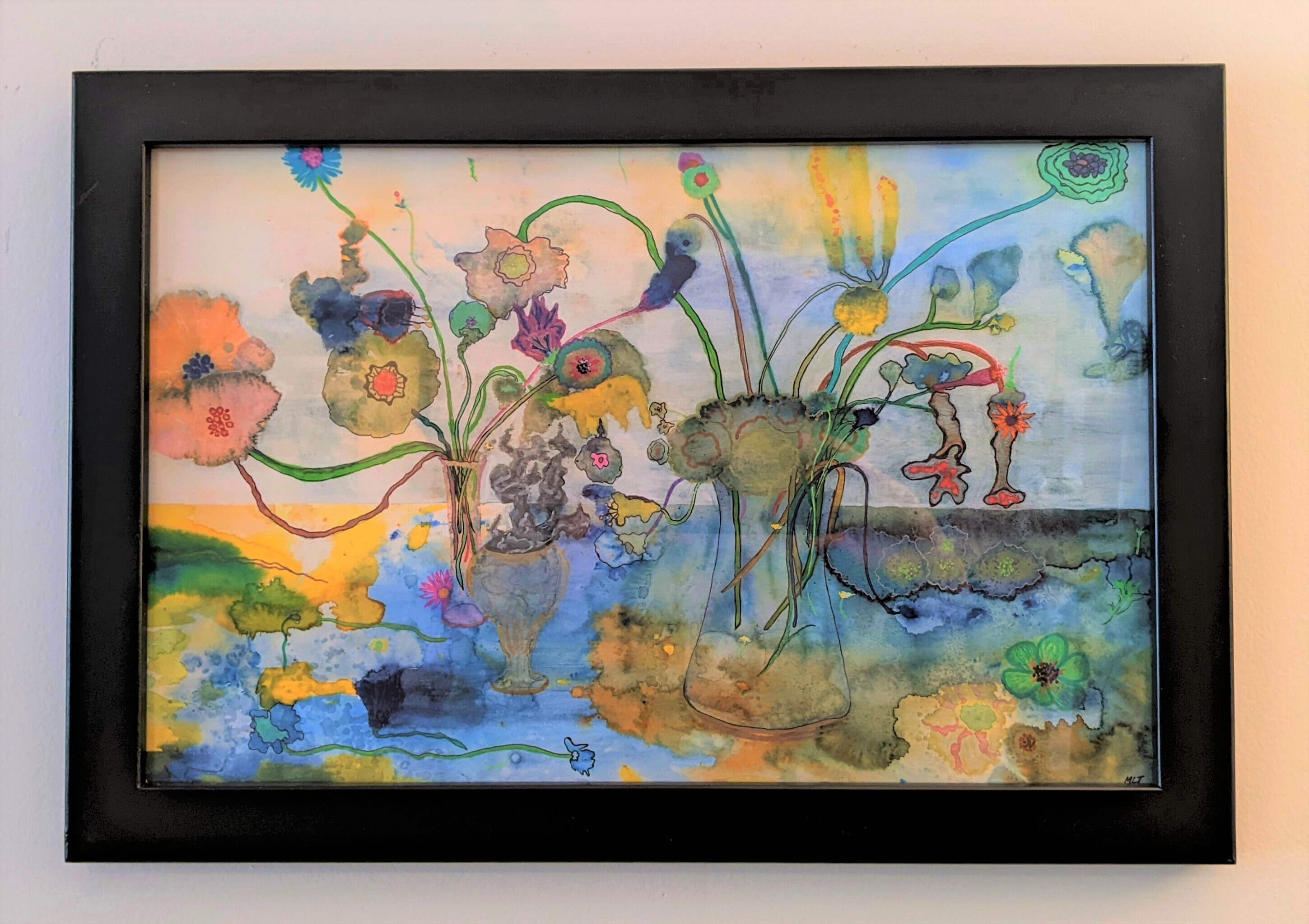 Signed Print of the Original Mixed Media Drawing on Paper - Etsy