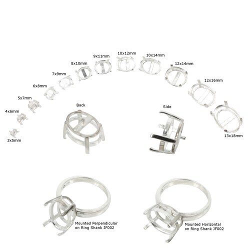 Jeweller Ring Peg Setting Basket Style Four-prong Round - Etsy