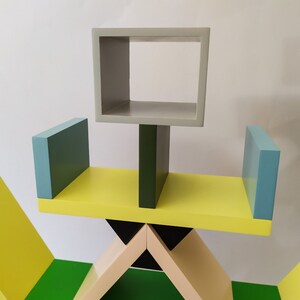 Carlton Bookcase Miniature 1:4 Design Ettore Sottsass Vintage Supplies ...