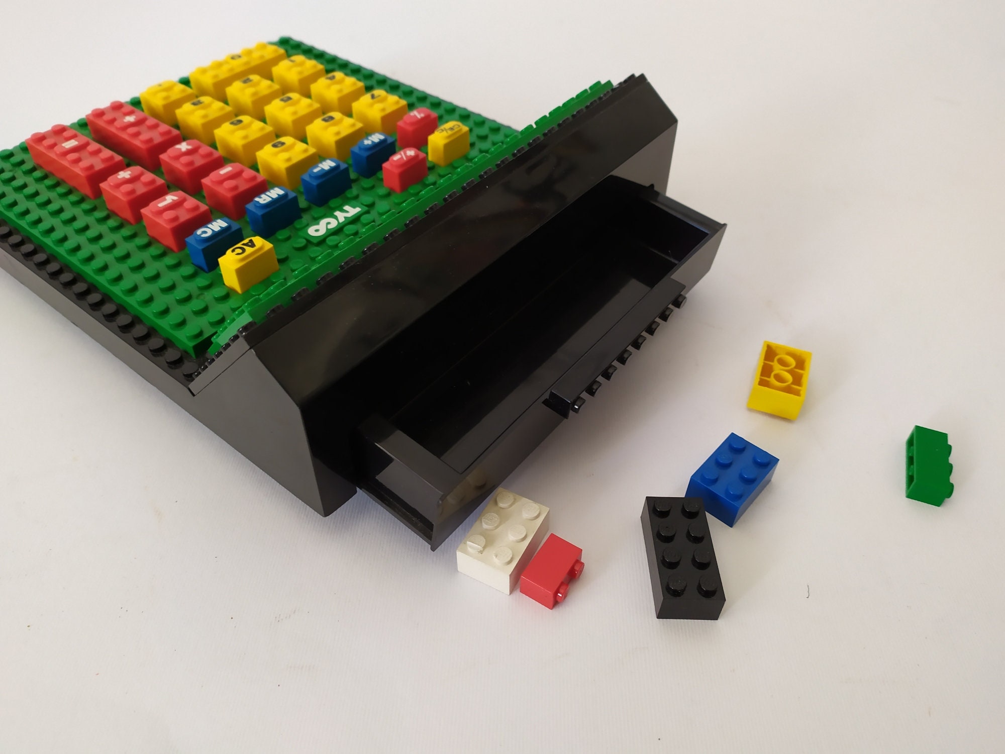 Tyco Lego Very Rare Solar Calculator Vintage Black Green - Etsy