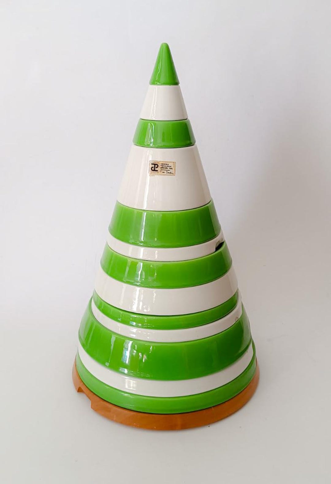 Cone Totem Set Ceramic Pierre Cardin Franco Pozzi Vintage Design Ettore ...