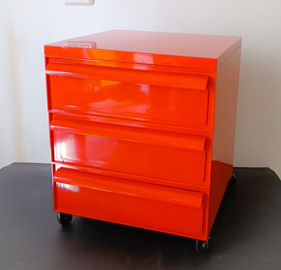 Kartell 4601 Chest of Drawers Design Simon Fussell 3 Drawers Vintage ...