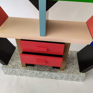Carlton Bookcase Miniature 1:4 Design Ettore Sottsass Vintage Supplies ...