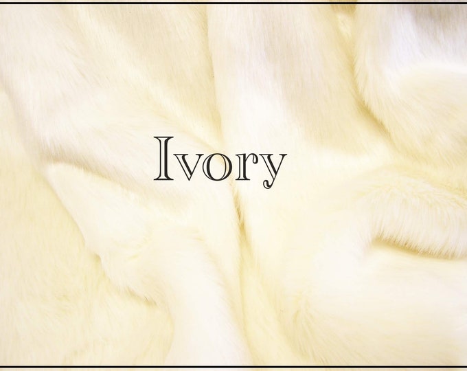Beautiful Cozy LUXURY FAUX FUR Fabric, Oh-so-soft Mink Fur by Yard Yd ...