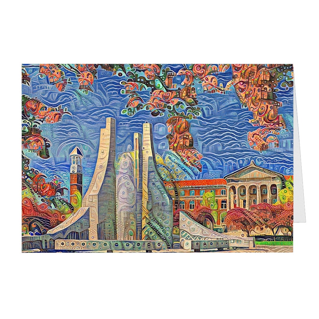 Purdue Familiar Blank Greeting Cards - Etsy