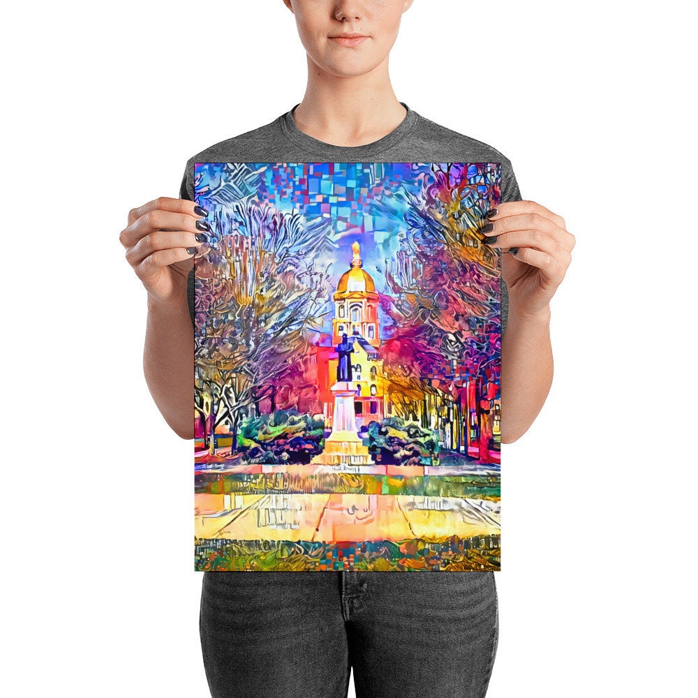 Statue of Father Sorin at Notre Dame (archival Print) - Etsy