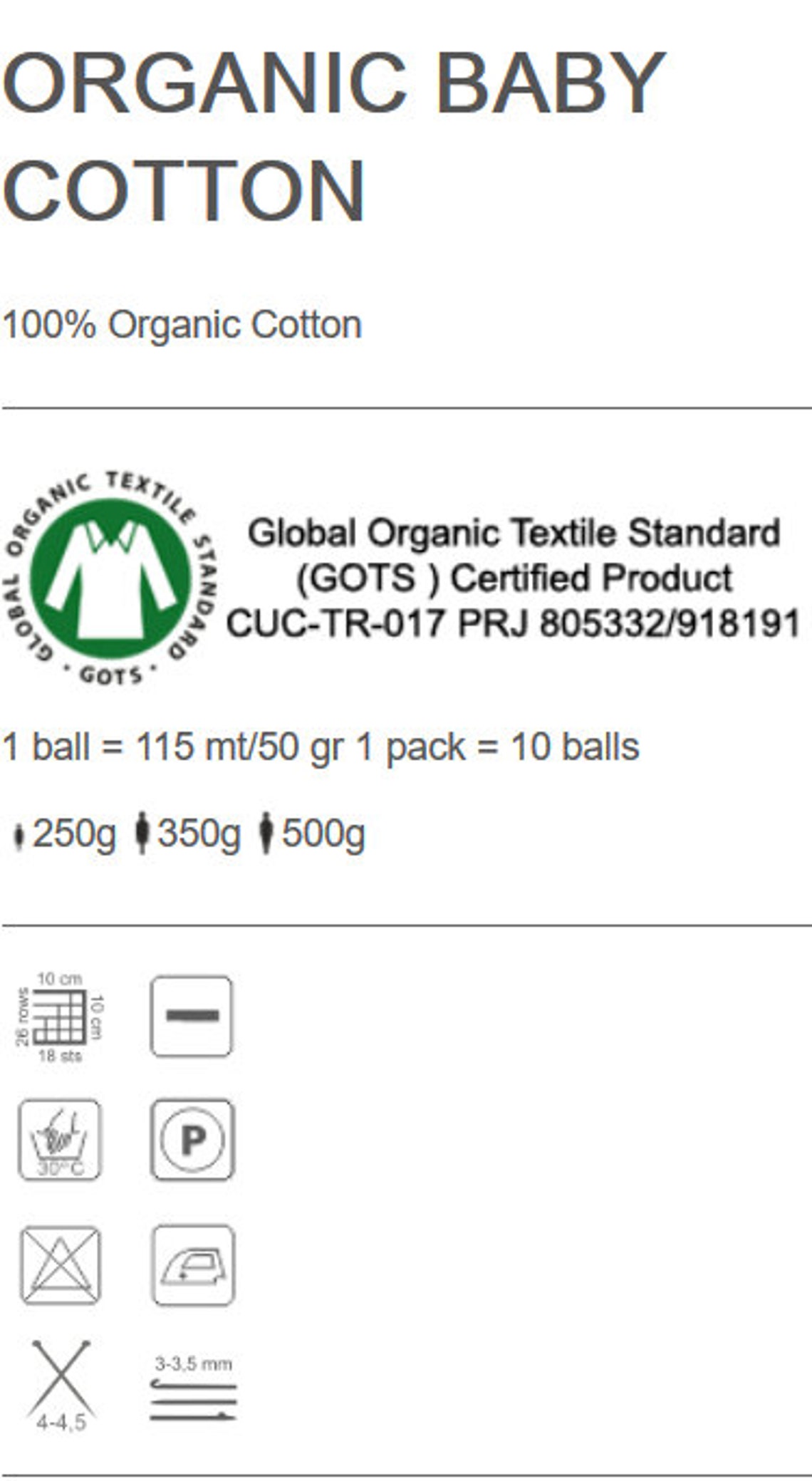 Organic Baby Cotton GAZZAL Yarn GOTS Certified Product Made - Etsy