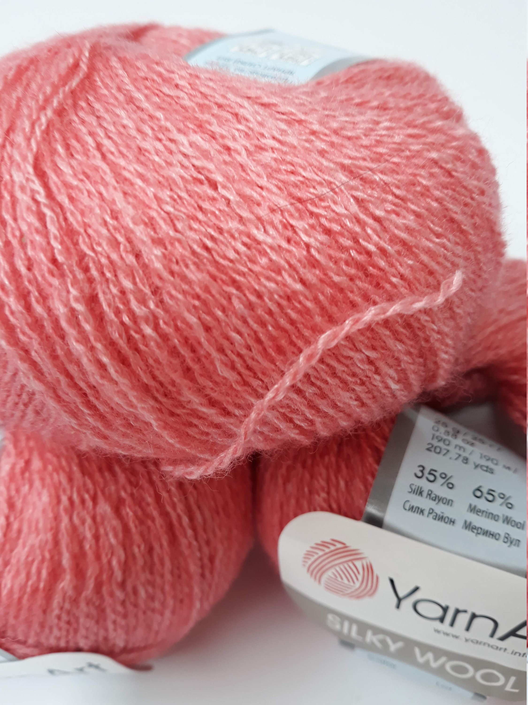 Merino Wool and Blend Silky Yarn, Made in Turkey, the Company "yarnart ...