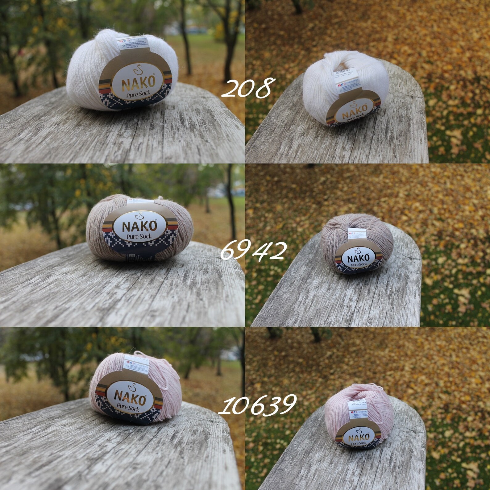 NAKO PURE SOCK Ideal for Gloves, Wrists, Socks. Virgin Wool, Polyamide ...