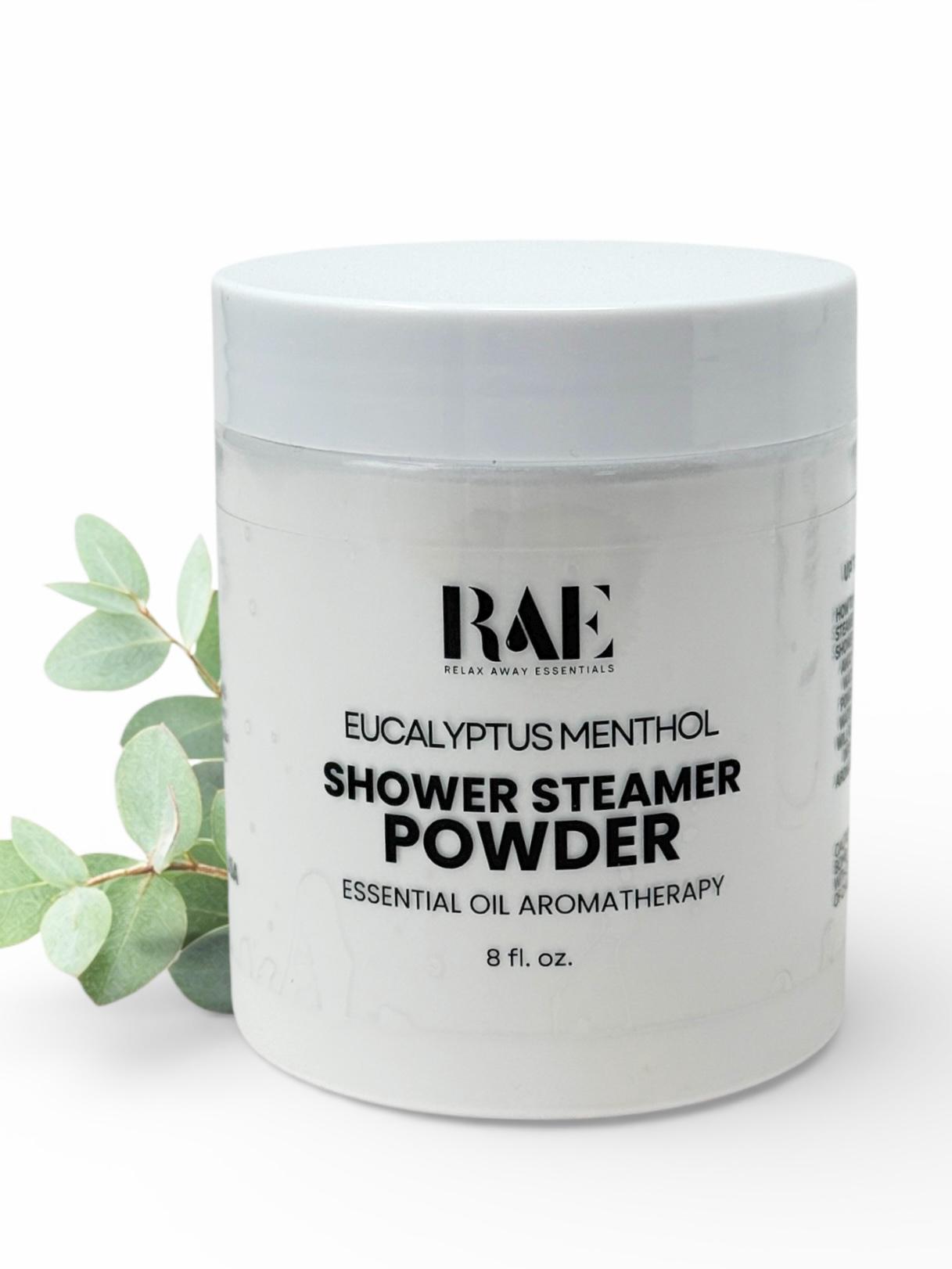 Aromatherapy Shower Powder 6 Oz | Eucalyptus, Lavender Essential Oils ...