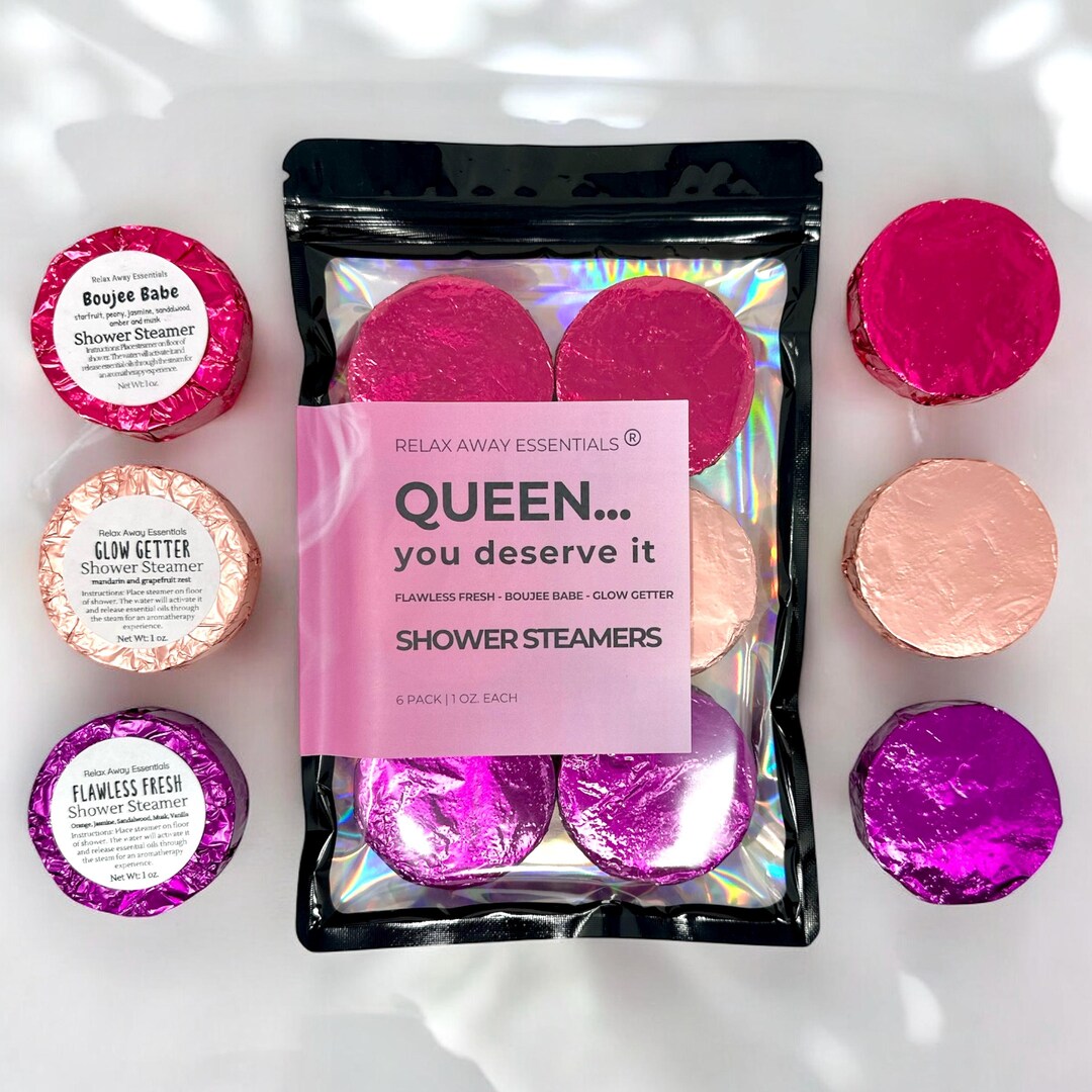 Queen... You Deserve It Shower Steamers 6 Pack | Spa Gift | Wife Gift ...