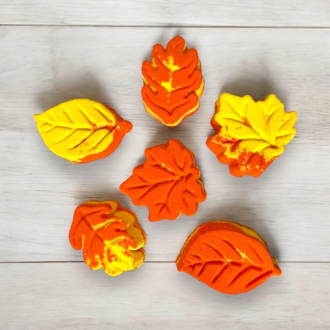 Crisp Fall Leaves Bath Bomb Mini Bath Bomb Spa Gift Autumn Scent - Etsy