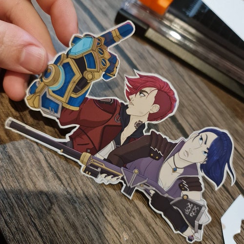 Jinx Neon Graffiti Sticker Arcane Sticker League of Legends - Etsy