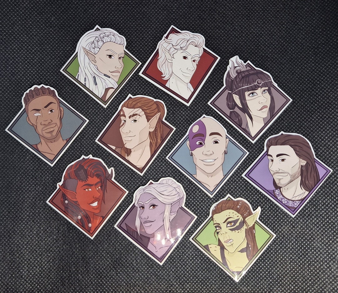 BG3 Stickers - Etsy