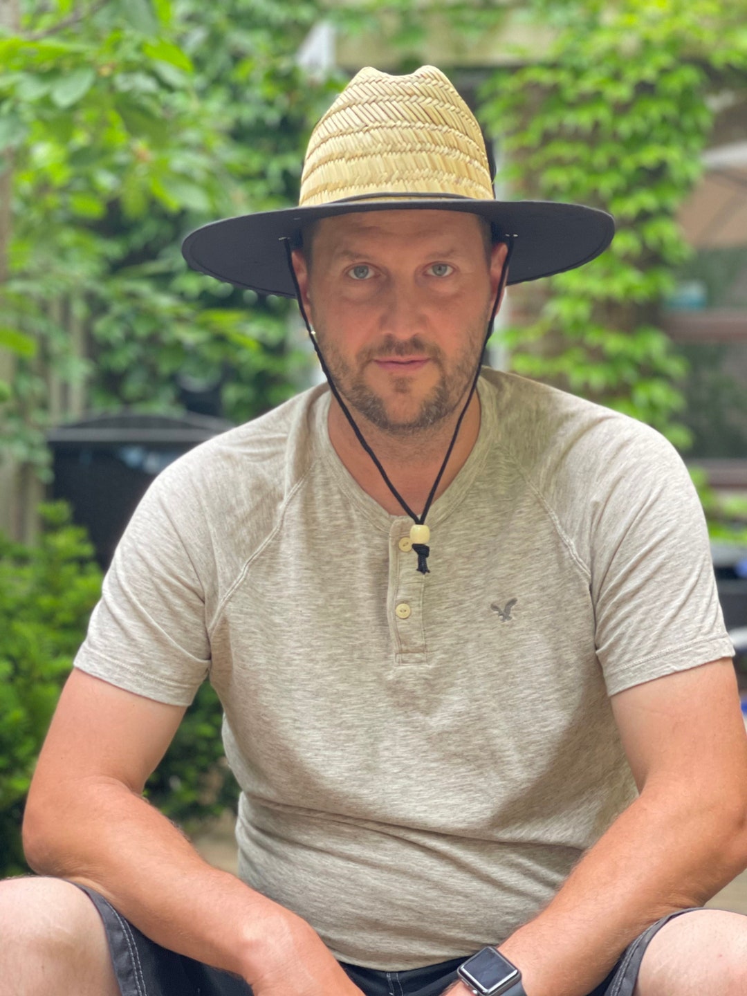 Straw Hat Lifeguard and Beach Hats unisex Hat Straw Beach Hat Sun Hat ...