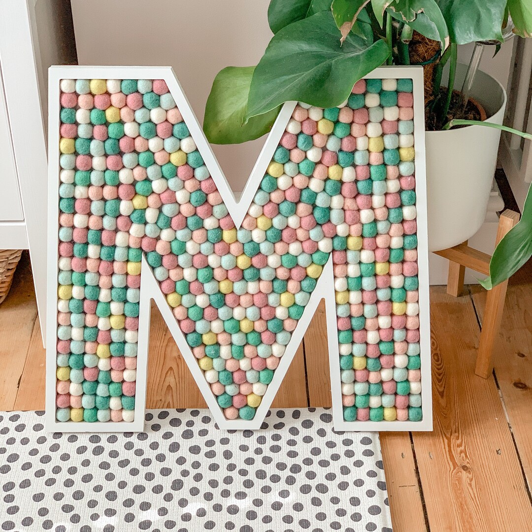 SAMPLE Extra Large Wooden Letter Decoration - Etsy