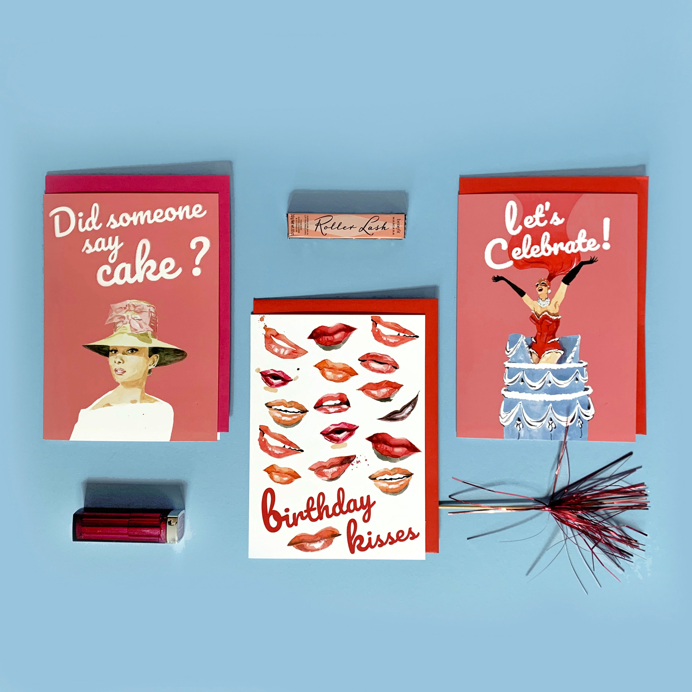 Vintage Glamour Birthday Greeting Card Multi Pack - Etsy