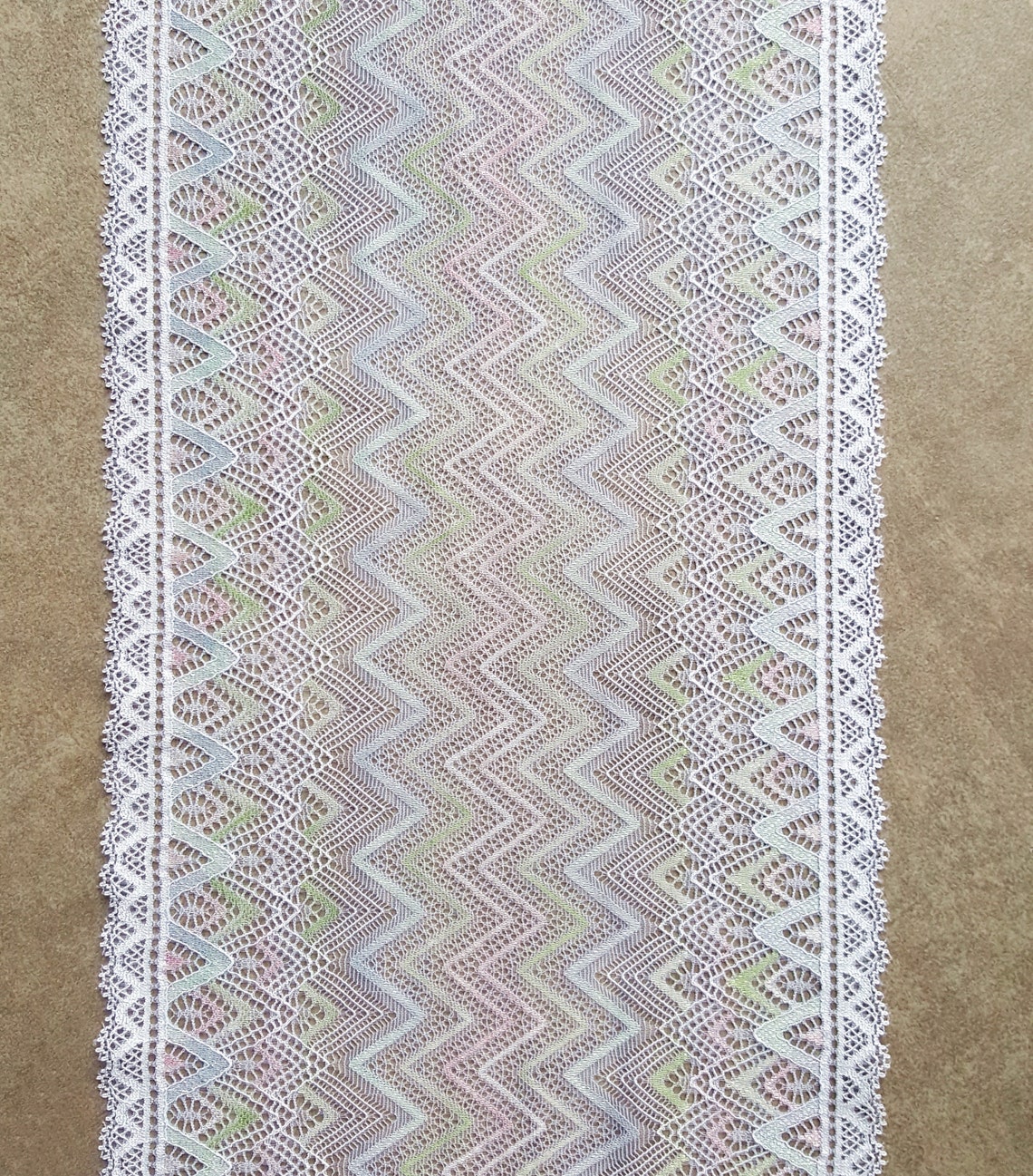 Zig Zag Colorful Stretch Lace Apparel Intimate Lace Trim | Etsy