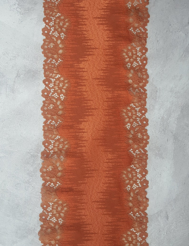 Red Fox Stretch Lace Trim Elastic Lace French Lace Width - Etsy