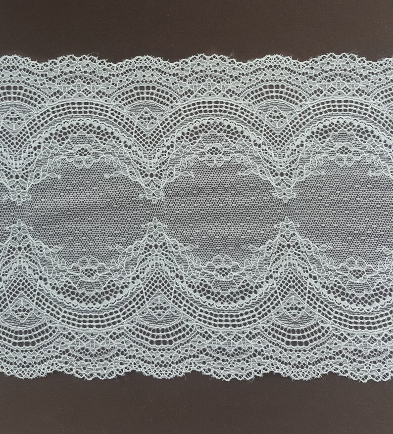 Off-white Stretch Lace Trim Wedding French Lace Elastic Lace - Etsy