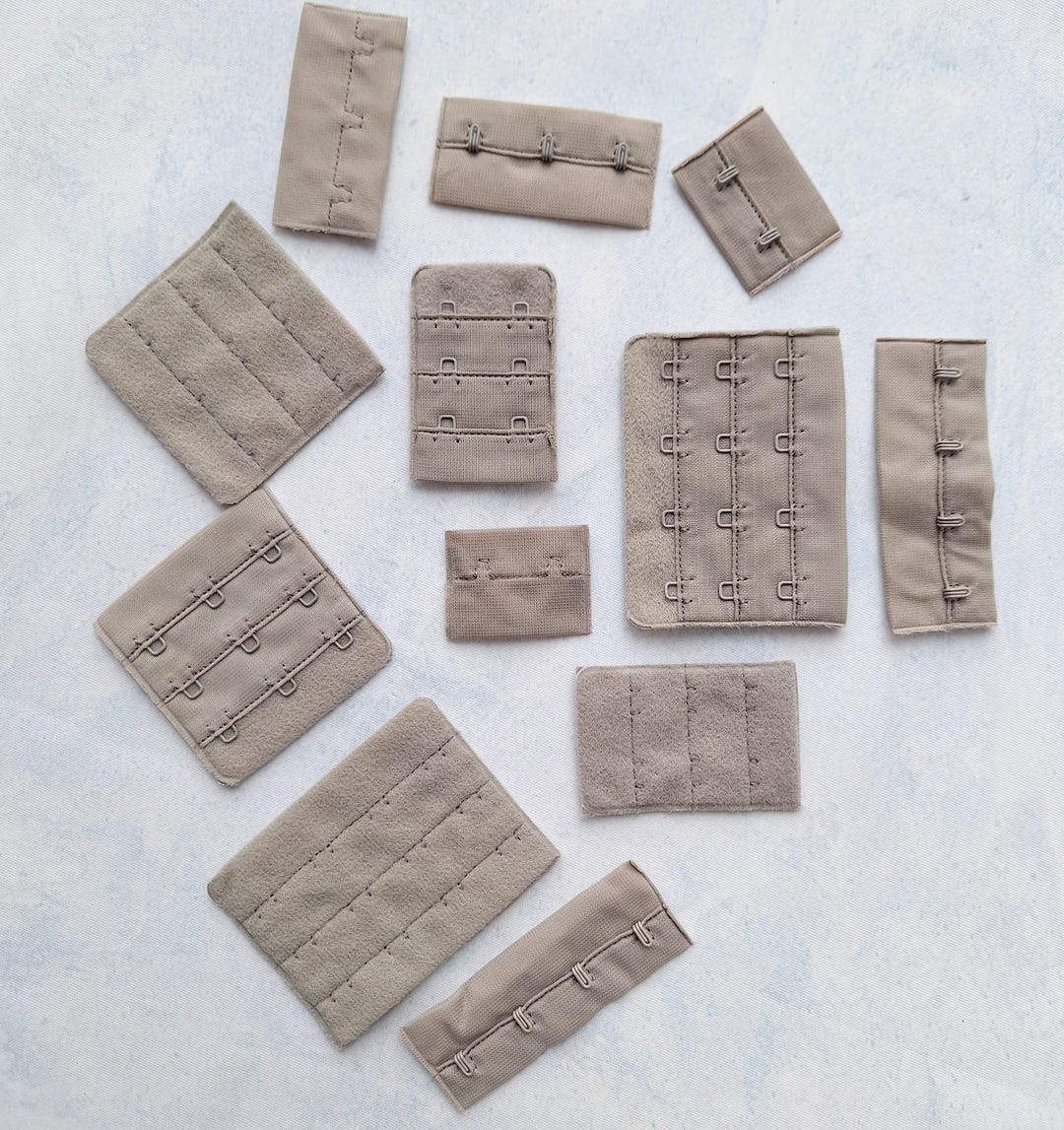 Brownish Grey Bra Making 3x4 Hook and Eye Closures, 3x2 Bra Adjustable ...