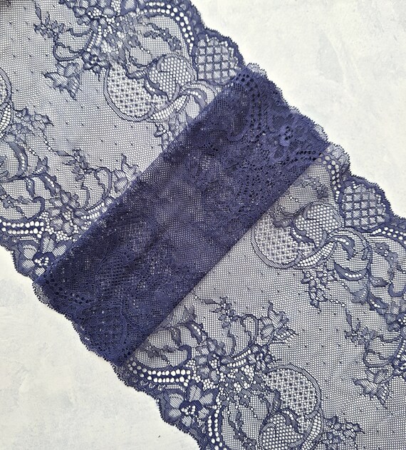 Wide stretch lace trim by the yard store