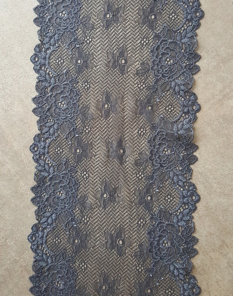 Dark Cyan Stretch Lace Trim Bra Making Lingerie Lace Wide | Etsy