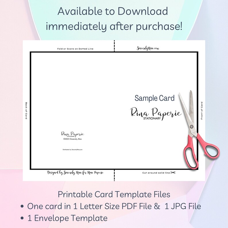 4 Year Work Anniversary Card – Printable PDF Template - Etsy