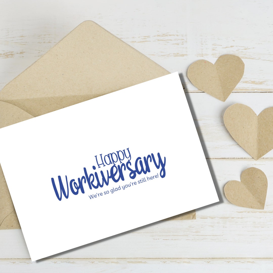 Happy Work Anniversary Happy Workiversary employee Recognition Employee ...