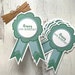 Happy Work Anniversary Ribbons (6 Pack) - Green & Blue Work Award ...