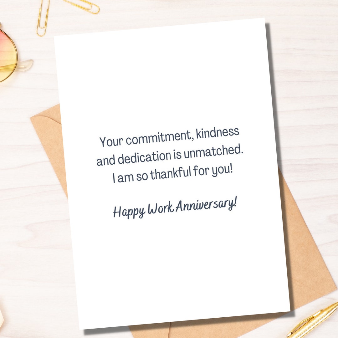 Your Commitment, Kindness and Dedication is Unmatched. I Am so Thankful ...