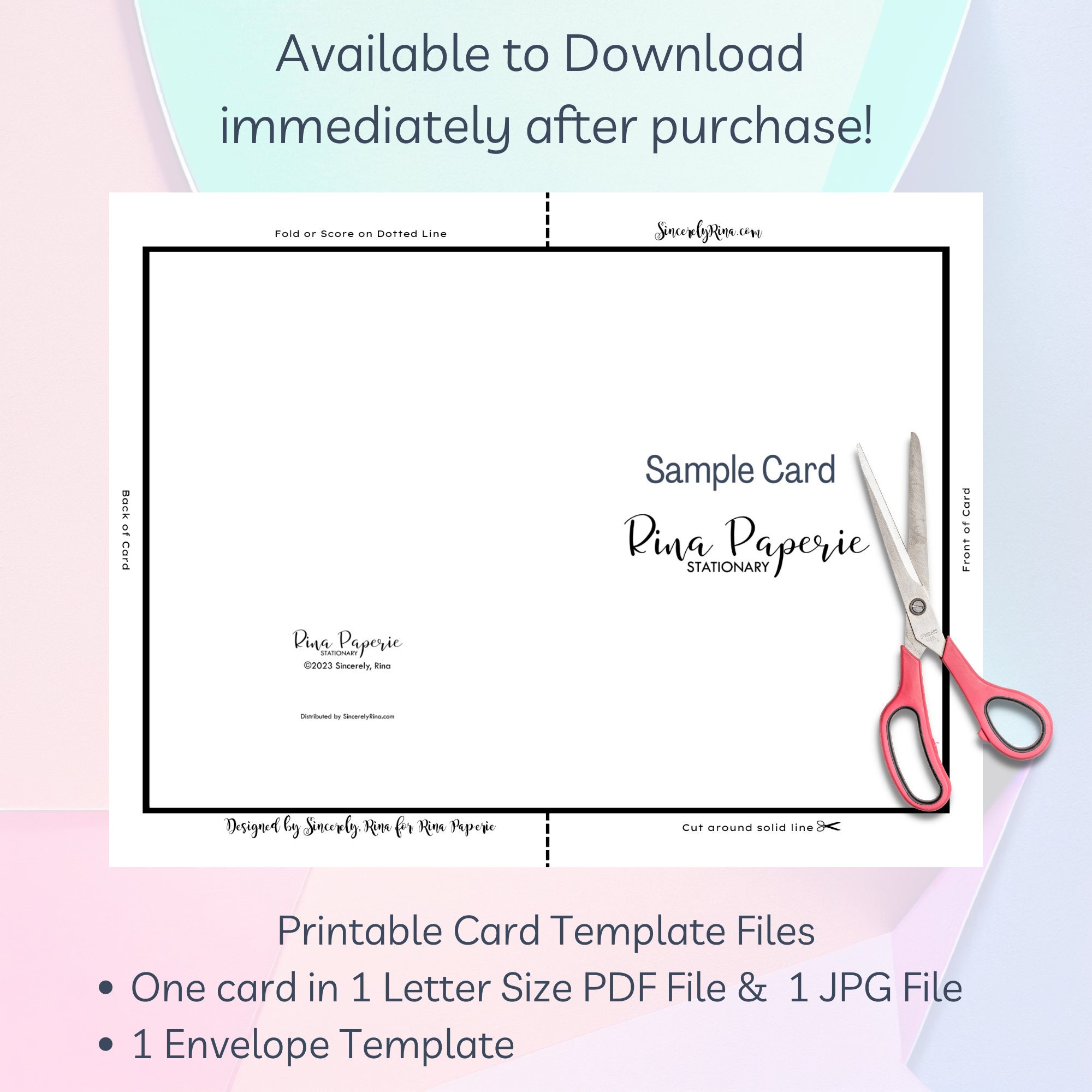 6 Year Work Anniversary Card: Printable PDF Template (instant Download ...