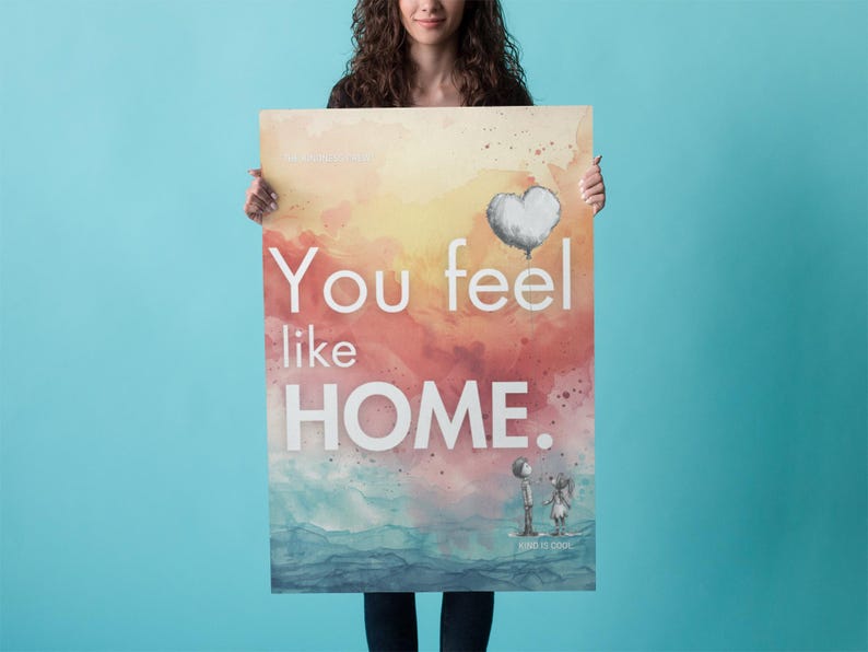 You Feel Like Home – Printable Love Quote | Valentine's Day Poster ...