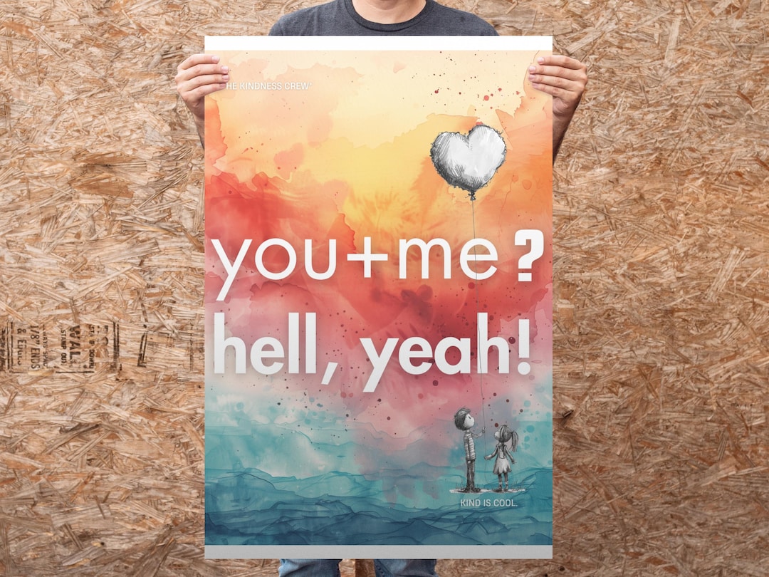 You+me? Hell, Yeah! - Printable Love Quote |valentine’s Day Poster ...